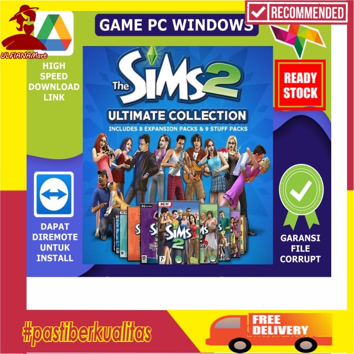 Jual LIFETIME PRO The Sims 2 - Ultimate Collection + ALL DLC Game PC Bisa Banyak PC | Shopee ...