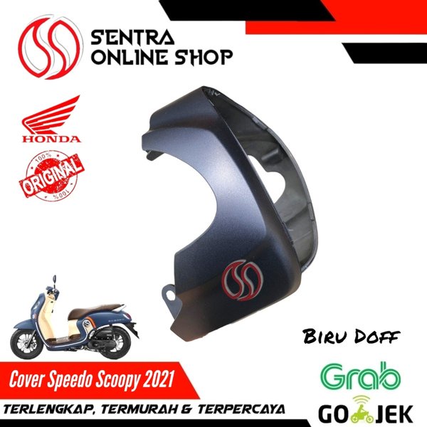 Jual Cover A Spdmt Cover Batok Speedo Speedometer Scoopy 2021 Biru Doff ...