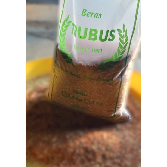 Jual Beras Merah mbah trubus kemasan non vacuum 2,5 kg | Shopee Indonesia