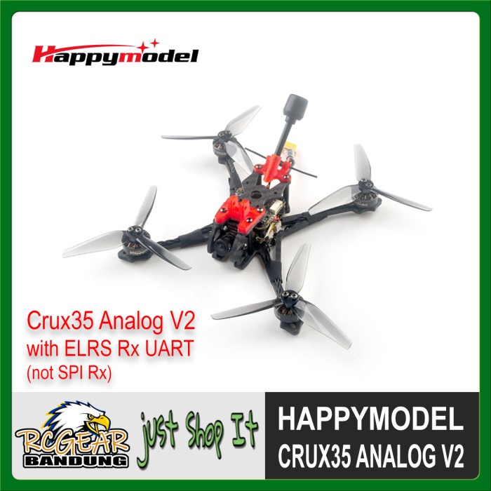 Jual Happymodel Crux35 V2 Analog 4S Micro Freestyle FPV Racing Drone ...