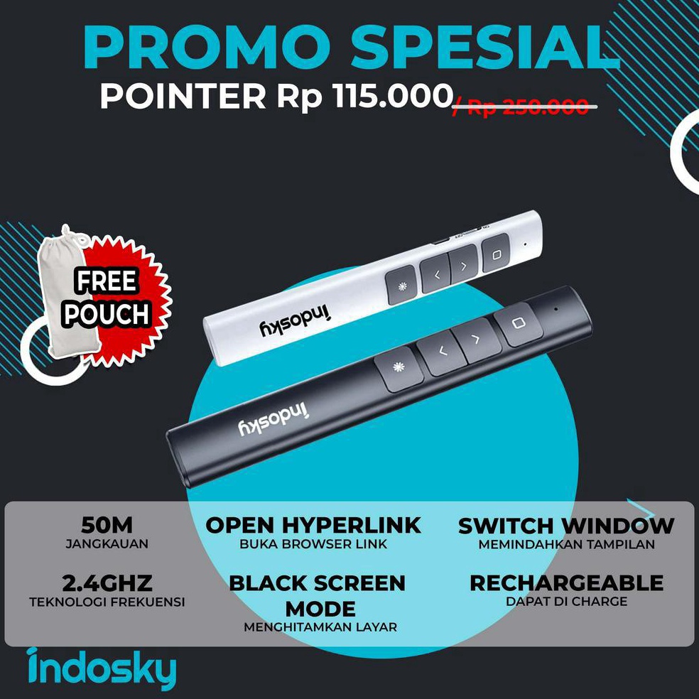 Jual [BZY ㊚ ) PROMO SPESIAL Indosky Pointer Original | Pointer ...