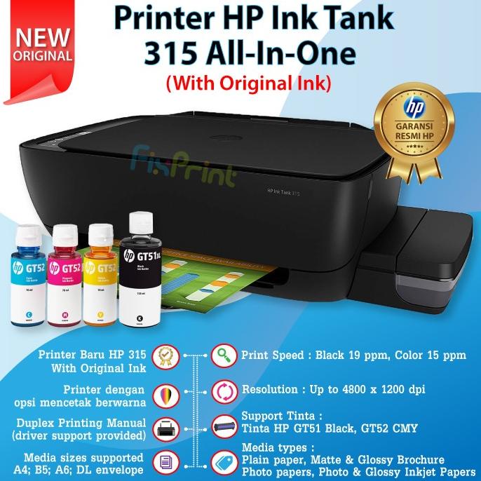 Jual hp ink tank printer 415 print scan copy wifi all-in-one wireless ...