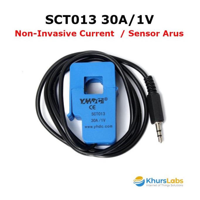 Jual SCT013 030 30A 1V Non invasive AC Current Sensor Arus Klem Transformer | Shopee Indonesia