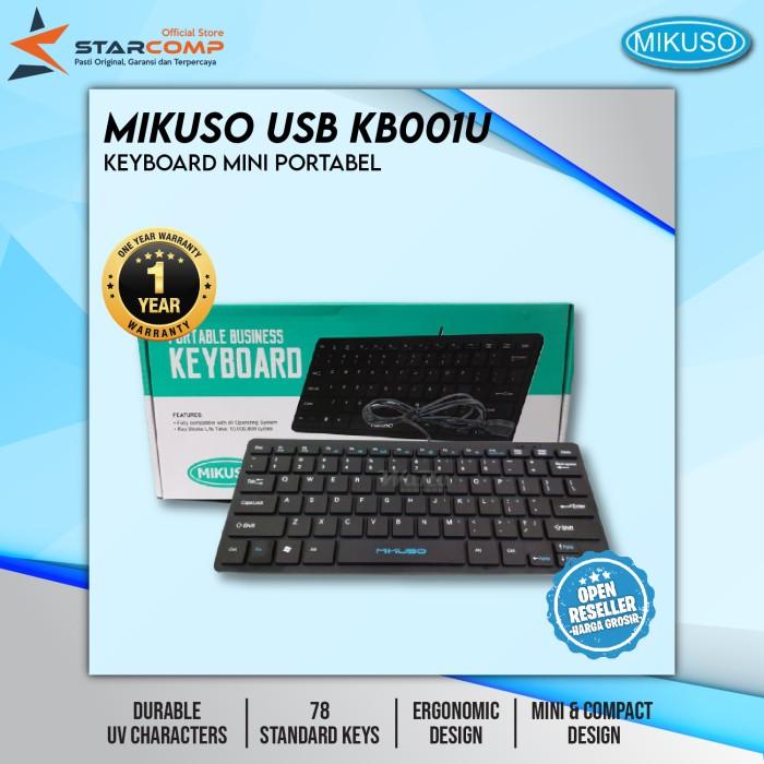 Jual Keyboard Mini Mikuso Usb Kb001U | Shopee Indonesia