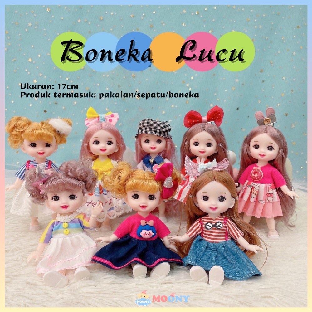 Jual Moony Mainan anak perempuan boneka boneka import Princess bisa ...