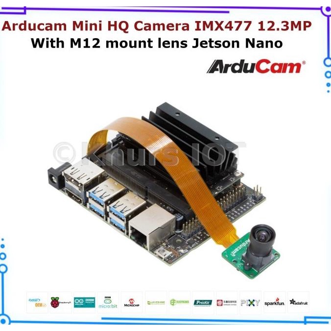 Jual Arducam Mini HQ Camera IMX477 12.3MP with M12 mount lens Jetson ...