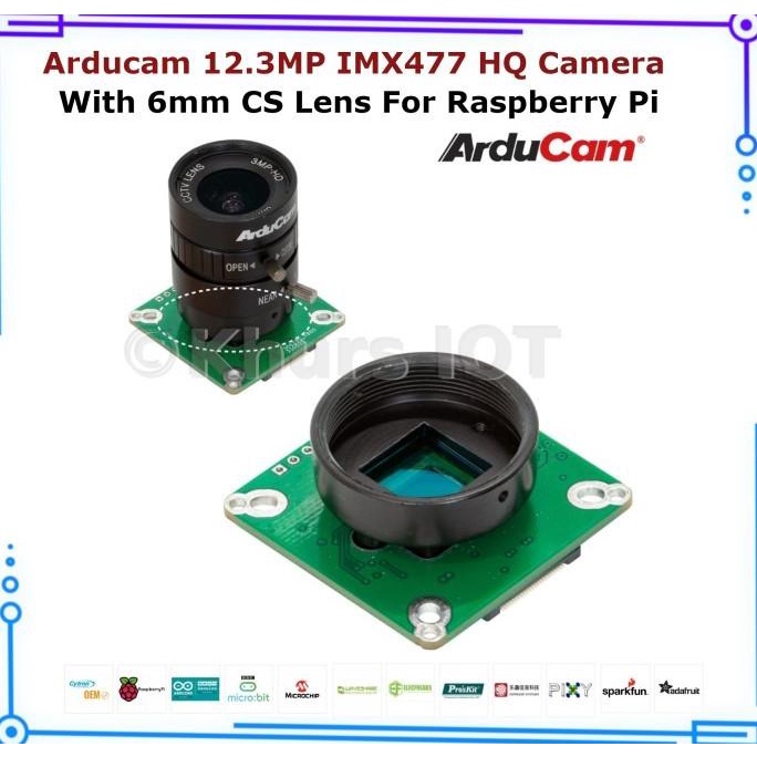 Jual Arducam 12.3MP IMX477 HQ Camera With 6mm CS Lens For Raspberry Pi ...