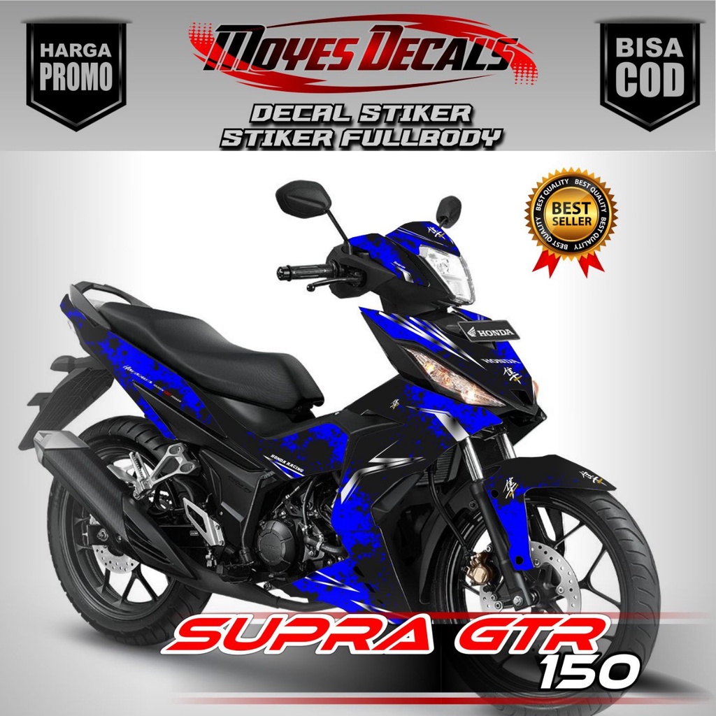 Jual Decal Supra GTR 150 Full Body Stiker Motor Gtr 150 Full Body ...