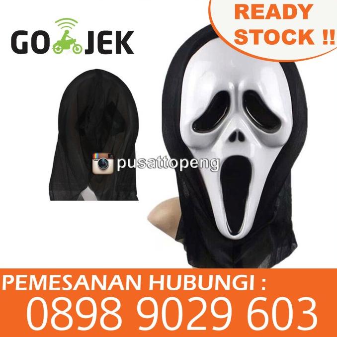 Jual best seller] topeng scream topeng urbex topeng hantu topeng ...