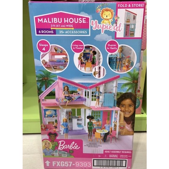 Jual Barbie Malibu House Playset / Rumah Barbie Set | Shopee Indonesia