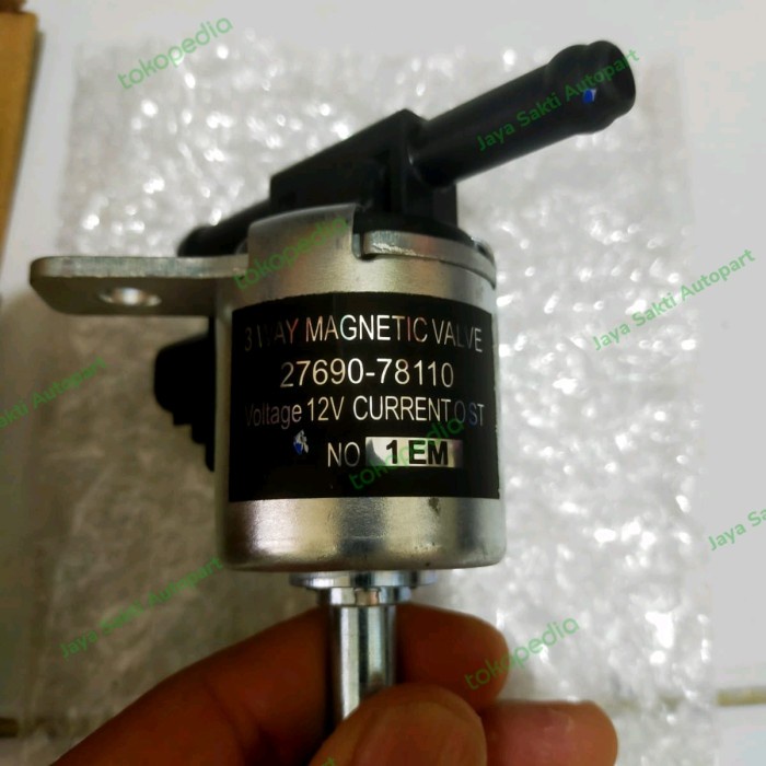 Jual Selenoid Valve 3Way Magnetic Hino Dutro Ht130 12Vol 27690-78110 ...