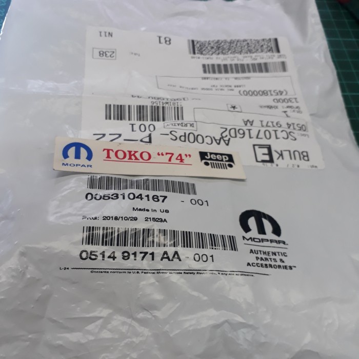 Jual Mopar Sensor Oxygen Kiri 3.6L Jeep Wrangler Jk 3600Cc Kode Dt 027 | Shopee Indonesia