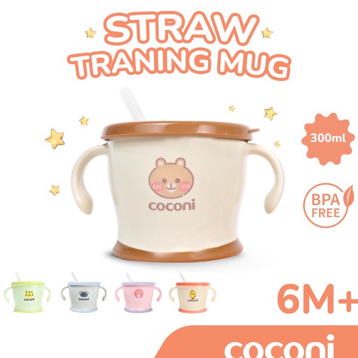 Jual Laris WCL Coconi Early-age Straw Training Mug (Laris) | Shopee ...