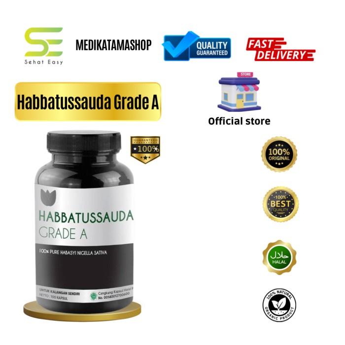 Jual SUPLEMEN HERBAL HABBATUSSAUDA GRADE A HABASYI | Shopee Indonesia