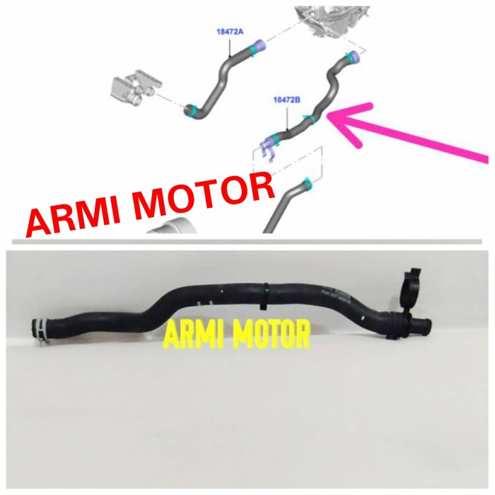 Jual Hose Heater Atas Ford Fiesta All Type Original Ford 8V2118K580Dd Kode My 066 | Shopee Indonesia