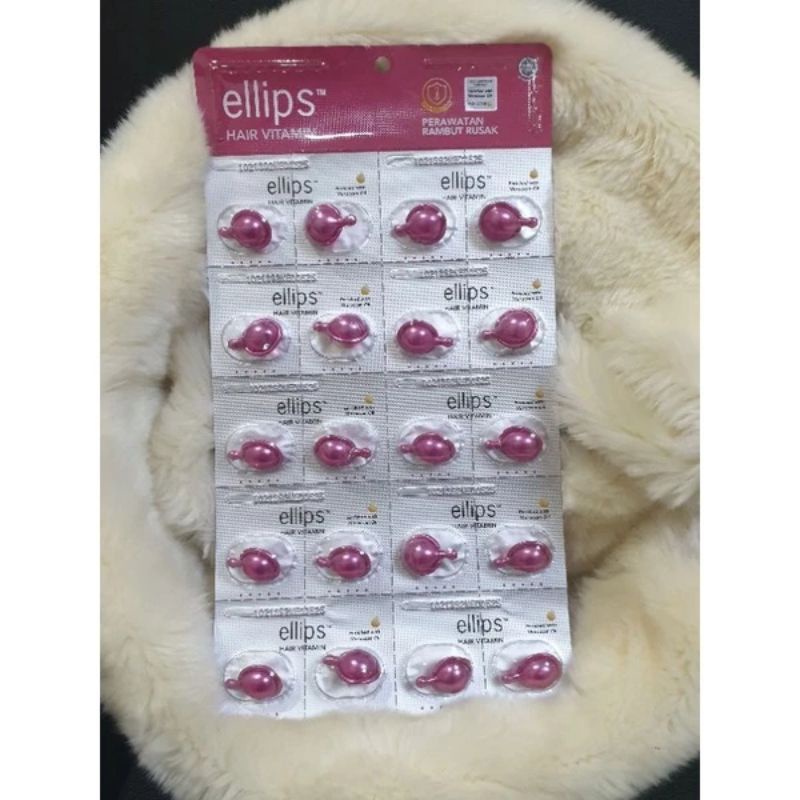 Jual ELIPS VITAMIN PRO KERATIN 20 BUTIR ( PINK) | Shopee Indonesia