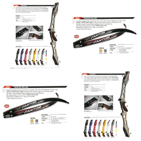 Jual Cartel Fantom Edge Ilf Recurve Bow Set - Busur Panah Recurve Ilf ...