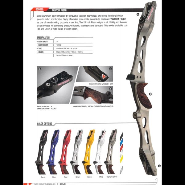 Jual Cartel Fantom Ilf Riser - Recurve Bow Riser Ilf - Busur Panah ...