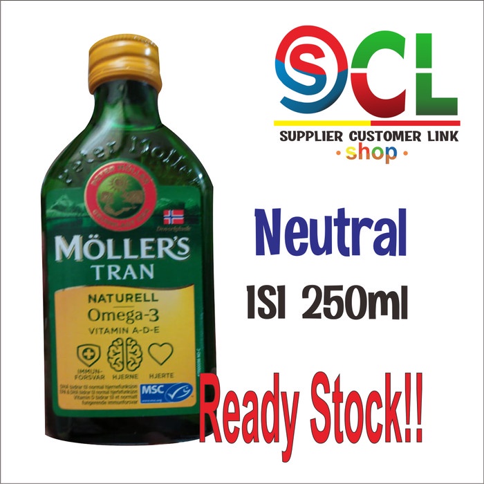 Jual MOLLERS TRAN COD LIVER FISH OIL MOLLER'S TRANS OMEGA 3 DHA ...