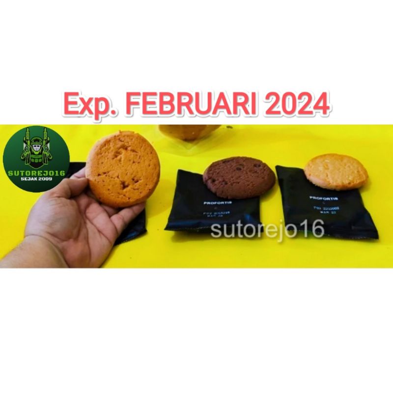 Jual Profortis cookies kue biscuit snack ransum tni tipe eprokal plus ...