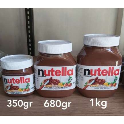 Jual NUTELLA 1Kg / NUTELLA 680GR SELAI COKLAT PROMO NUTELLA HALAL MUI ...