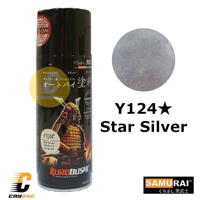 Jual Samurai Paint Cat Semprot Motorcycle Yamaha Y124 Star Silver 400 ...