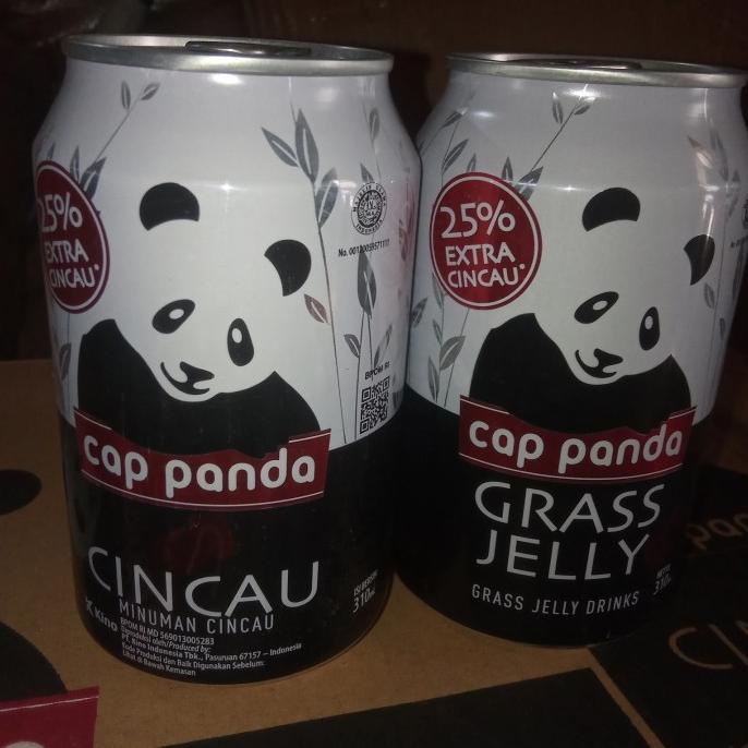 Jual _^_^_^] Minuman Cincau panda kaleng - Grass Jelly Drink | Shopee ...