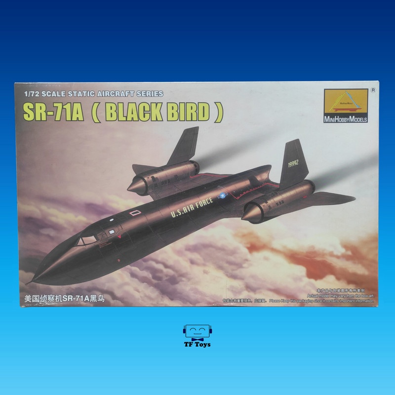 Jual [Tf toys] Model kit Mokit Pesawat Boeing SR71 SR-71 Blackbird 1:72 ...