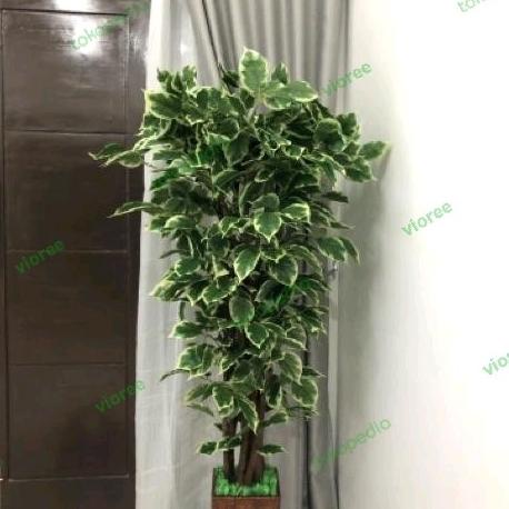 Jual Tanaman hias artificial besar 170cm Sinfu Pohon Bunga plastik ...