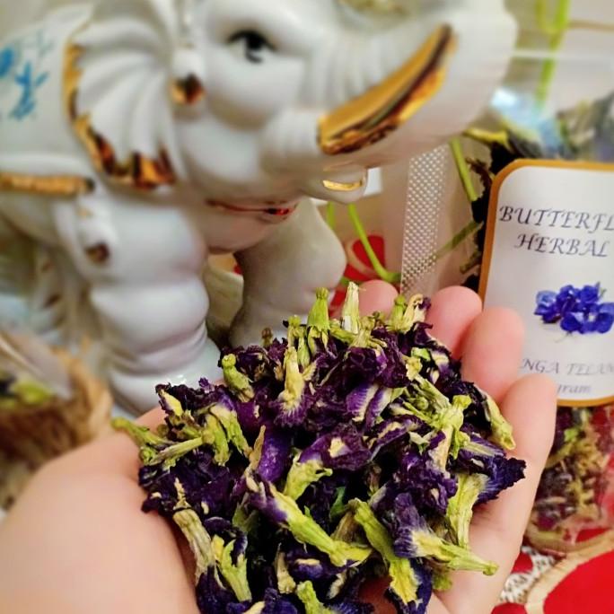 Jual Teh bunga telang ButterflyPeaFlower ISI 1 KG | Shopee Indonesia