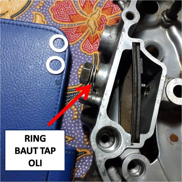 Jual Ring washer buat baut tap oli STD Shogun Kebo 110 125 Arashi Smash ...