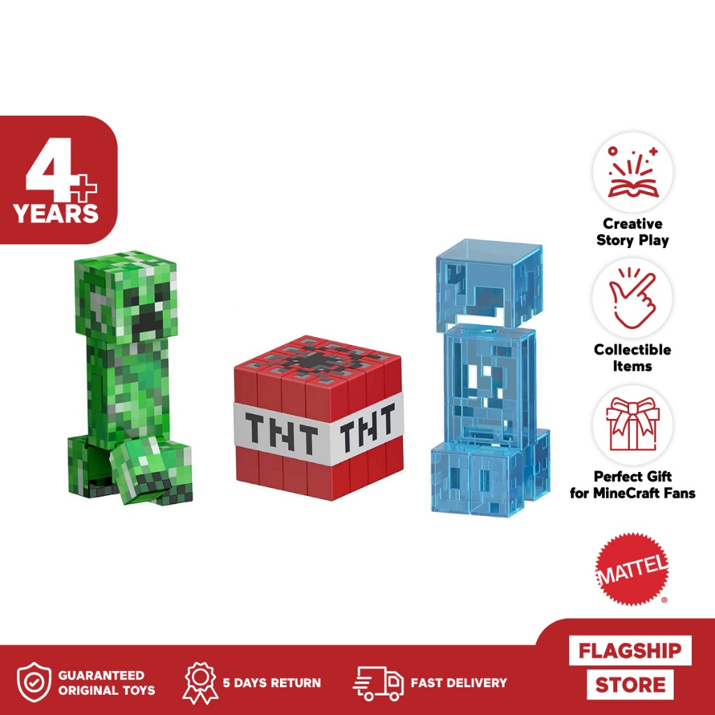 Jual Minecraft Diamond Level Creeper - Mainan Action Figure | Shopee ...