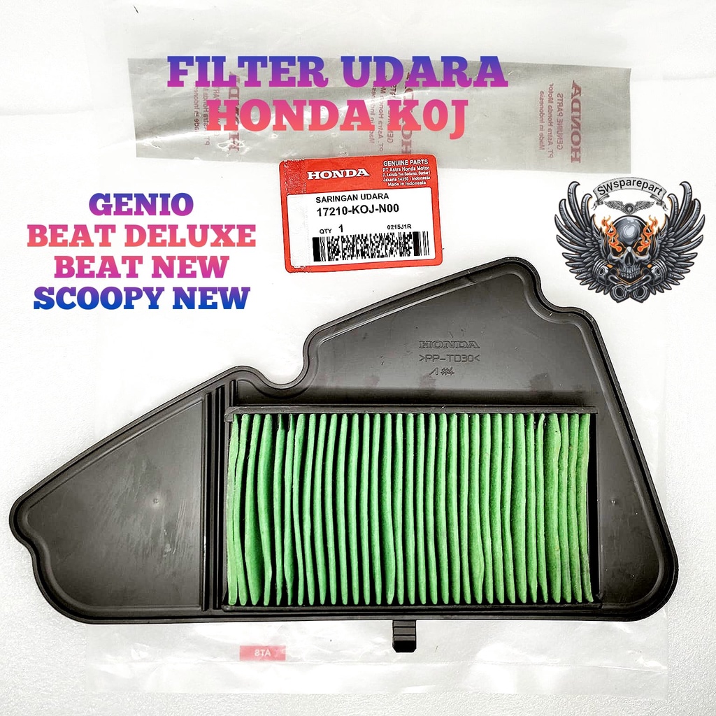 Jual FILTER UDARA HONDA KOJ GENIO BEAT NEW BEAT DELUXE SCOOPY NEW ...