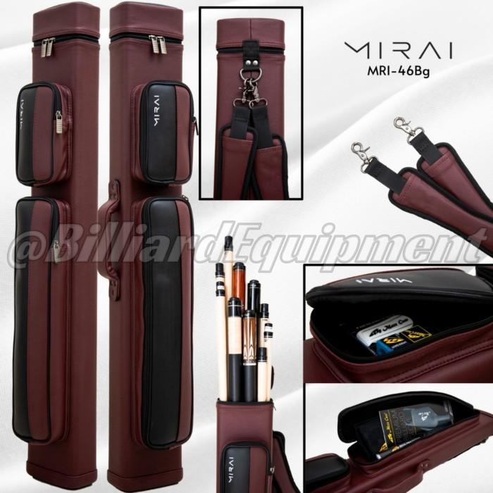 Jual Mirai 4X6 - Burgundy | Tas Billiard | Cue Case Billiard | Shopee ...