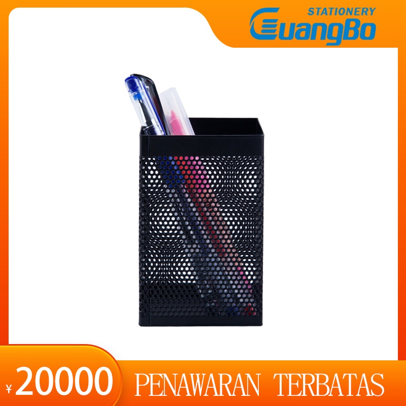 Jual Guangbo Tempat pena jaring logam persegi, penyimpanan desktop ...