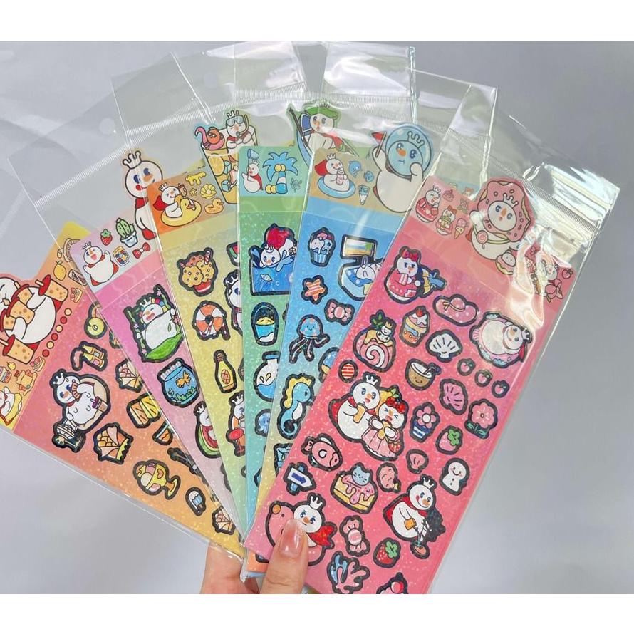 Jual Stiker viral Stiker Glitter MIXUE Hologram Viral Lucu Tempelan 1 ...