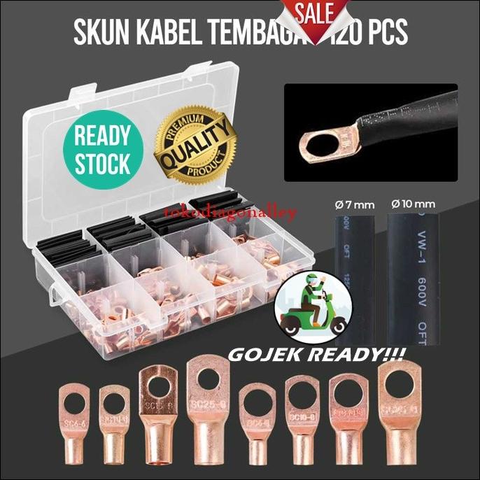 Jual Skun Kabel Tembaga Skun Aki Skun Sambungan Kabel Ring Copper | Shopee Indonesia
