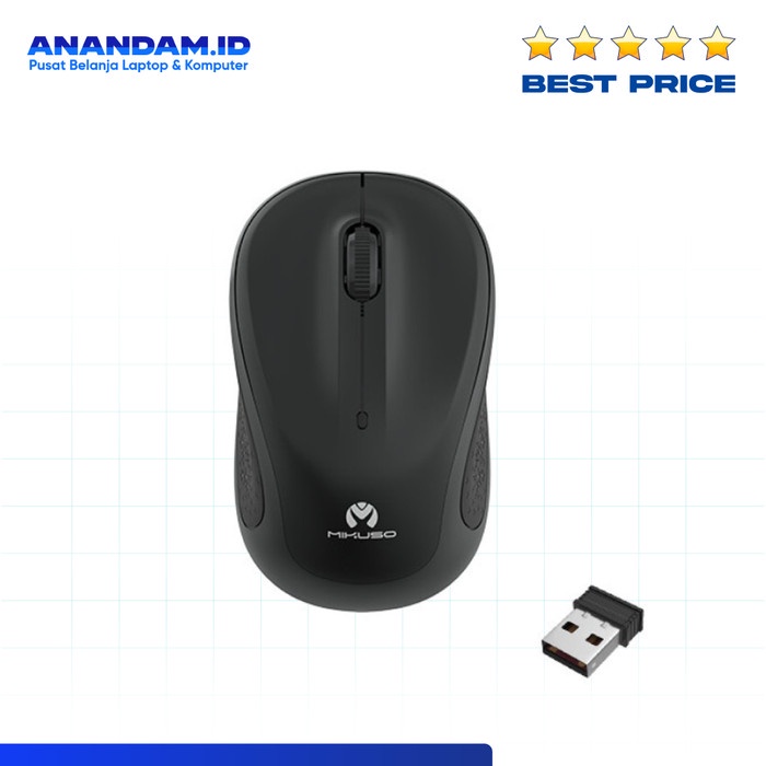 Jual Mikuso MOS-W018 Mouse Wireless USB Optical 2.4GHz | Shopee Indonesia