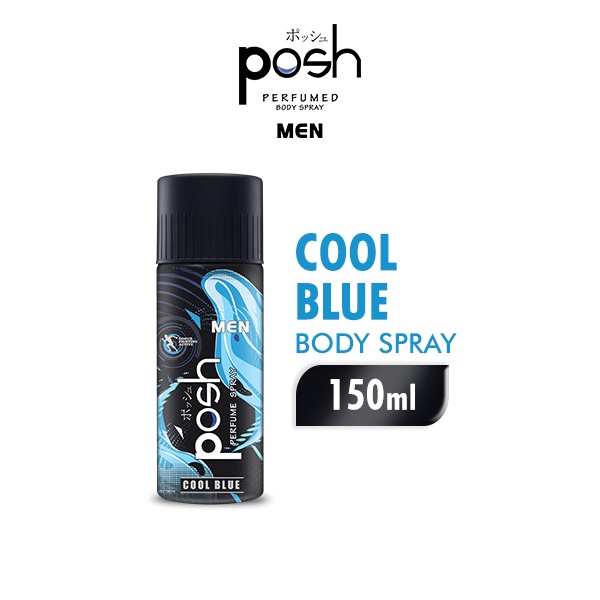 Jual Posh Spray Cologne Men Cool Blue Botol 150 ml | Shopee Indonesia