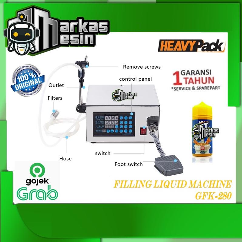 Jual TER-UPDATE MESIN ISI CAIRAN OTOMATIS FLLING LIQUID 1 NOZZLE GFK-280 HEAVYPACK #ORIGINAL ...