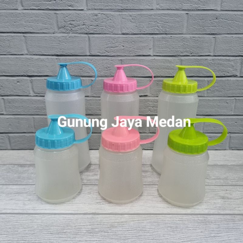 Jual Botol Saus Plastik Besar Kecil 500Ml Dan 300Ml | Shopee Indonesia