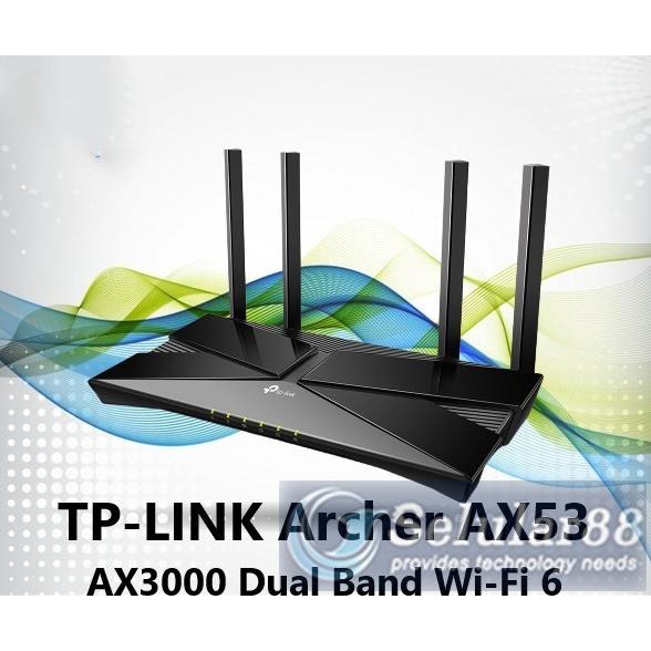 Jual Tp-Link Ax53 Ax3000 Archer Router Dual Band Gigabit Wi-Fi 6 ...