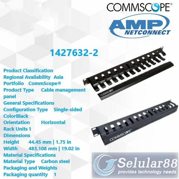 Jual Amp Commscope 1427632-2 Horizontal Cable Wiring Management Kabel ...