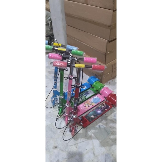 Jual SCOOTER OTOPET BESI ANAK KARAKTER REM TANGAN + DOUBLE PER TERBARUU ...