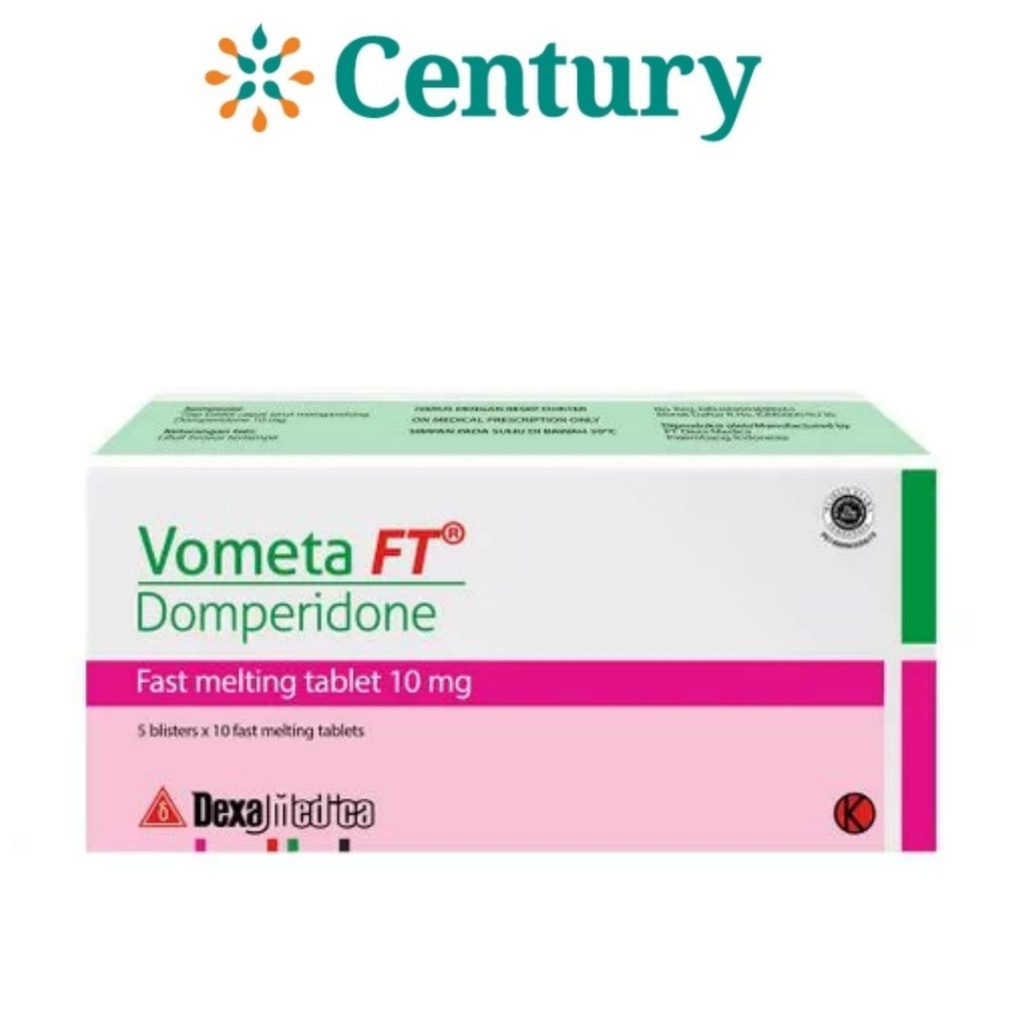 Jual VOMETA FT 10 MG TABLET / DOMPERIDONE 10 MG / MUAL / MUNTAH ...