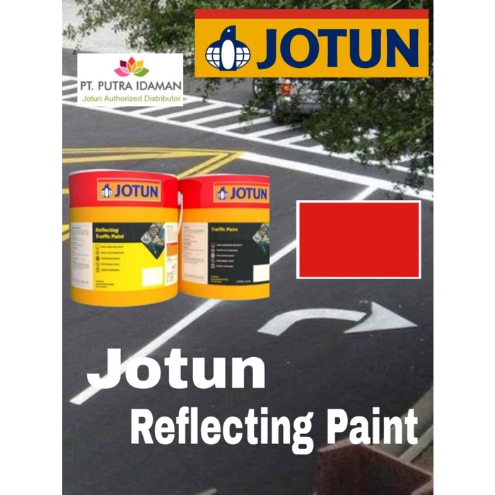 Jual Cat Marka Jalan Reflecting Traffic Paint Jotun Merah | Shopee ...