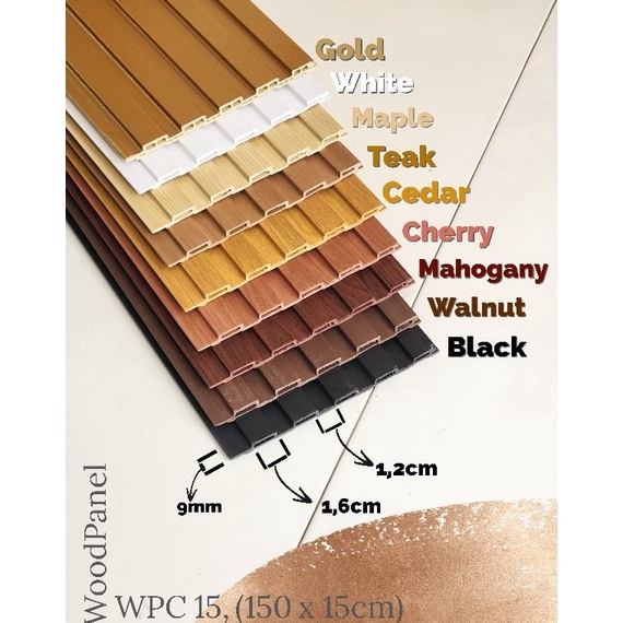 Jual Model Baru WPC WOOD PANEL 3D WALLPANEL Wall Panel PVC kayu bukan ...