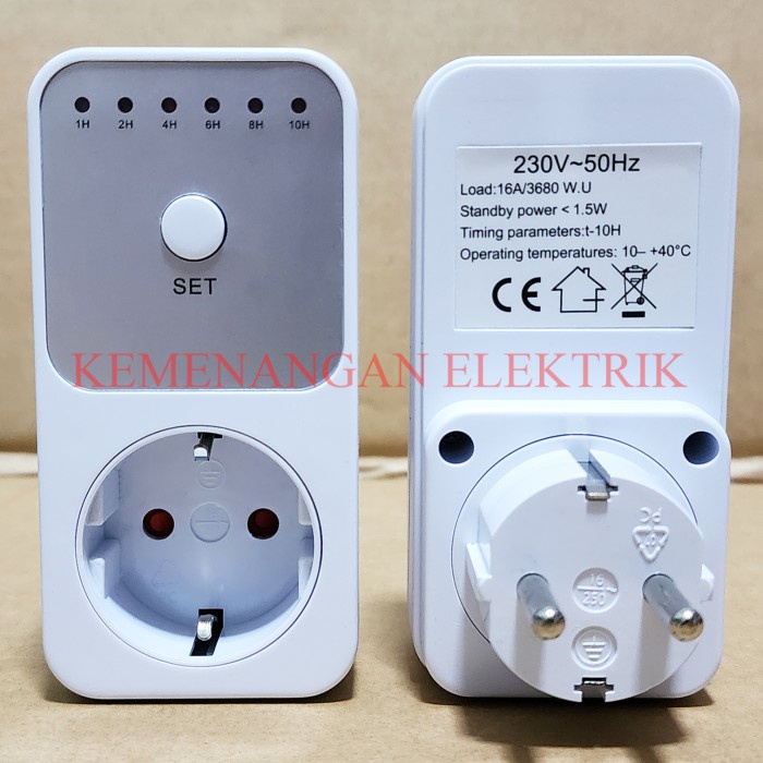 Jual Stop Kontak Timer Otomatis Countdown / Colokan Listrik Timer ...