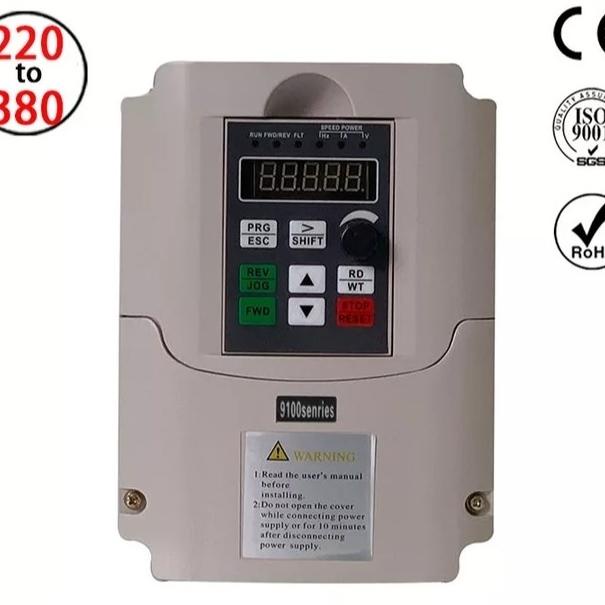 Jual Vfd Inverter 7.5Kw 10Hp, Input 220V 1 Phase Dan Output 380V 3 Phase Original | Shopee Indonesia