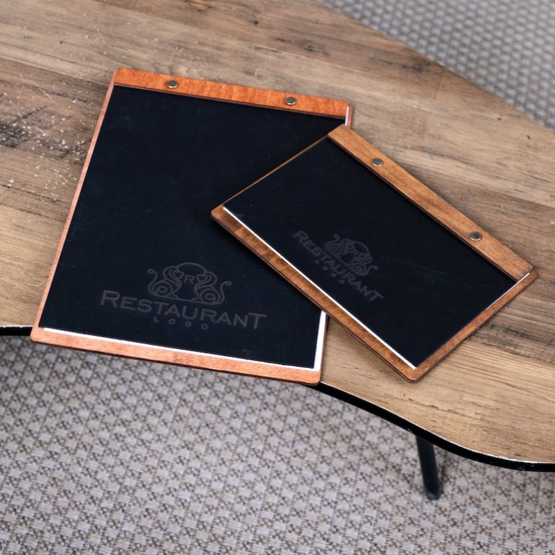 Jual WOODEN BOARD MENU/ PAPAN MENU KAYU/ BUKU MENU KAYU/ BUKU MENU ...